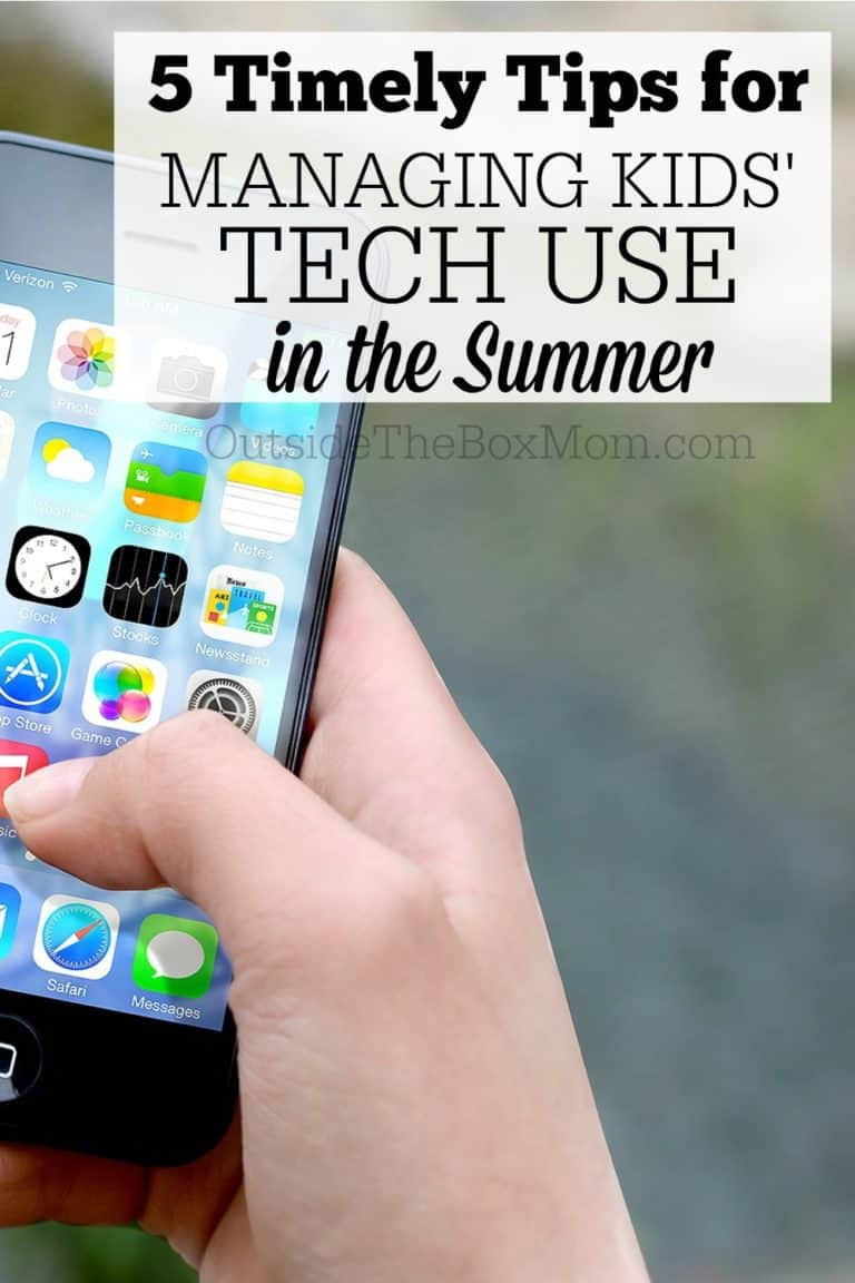 5 Timely Tips for Managing Kids’ Tech Time in the Summer - Working Mom ...