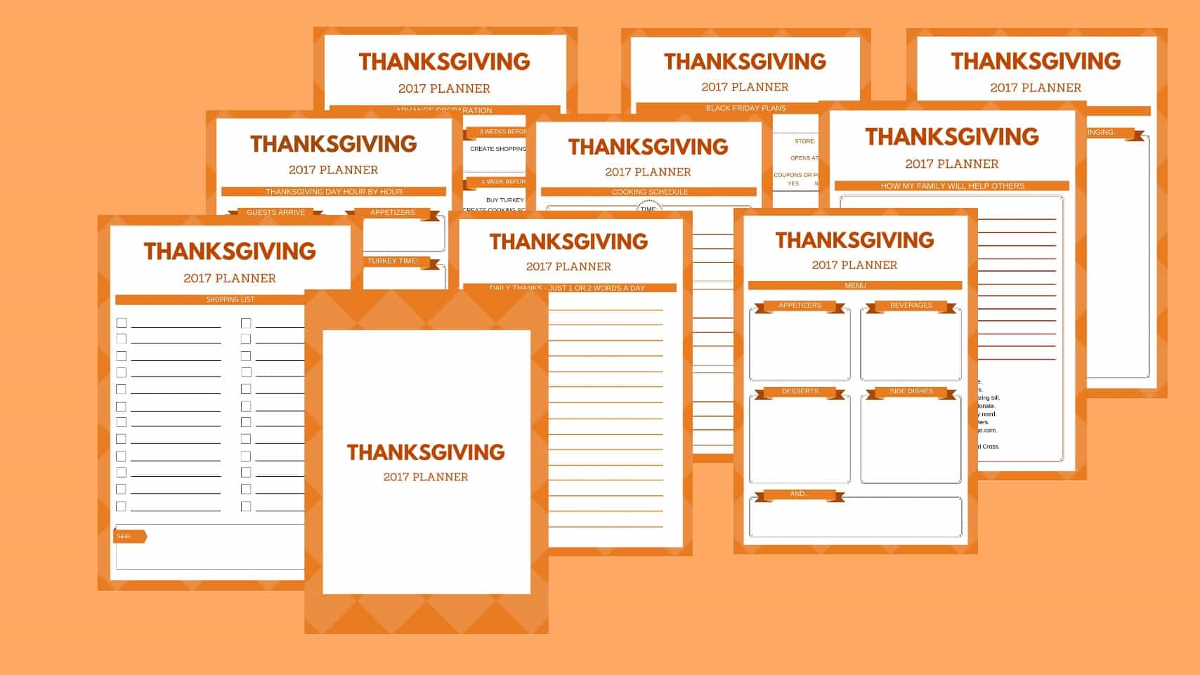 The Ultimate Thanksgiving Planner - Working Mom Blog | Outside the Box Mom